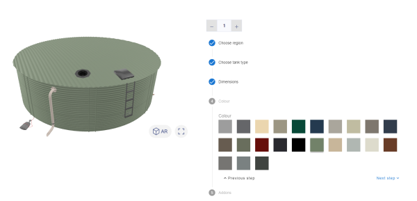 Heritage HGT90 90,430 Litre Water Tank | Kingspan Water Tanks