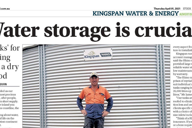 Stock and Land: Water Storage is Crucial | Kingspan Water Tanks