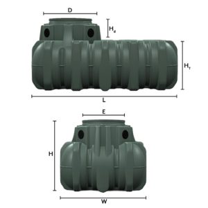 5000 Litre Garantia Lilo Underground Water Tank | Kingspan Water Tanks