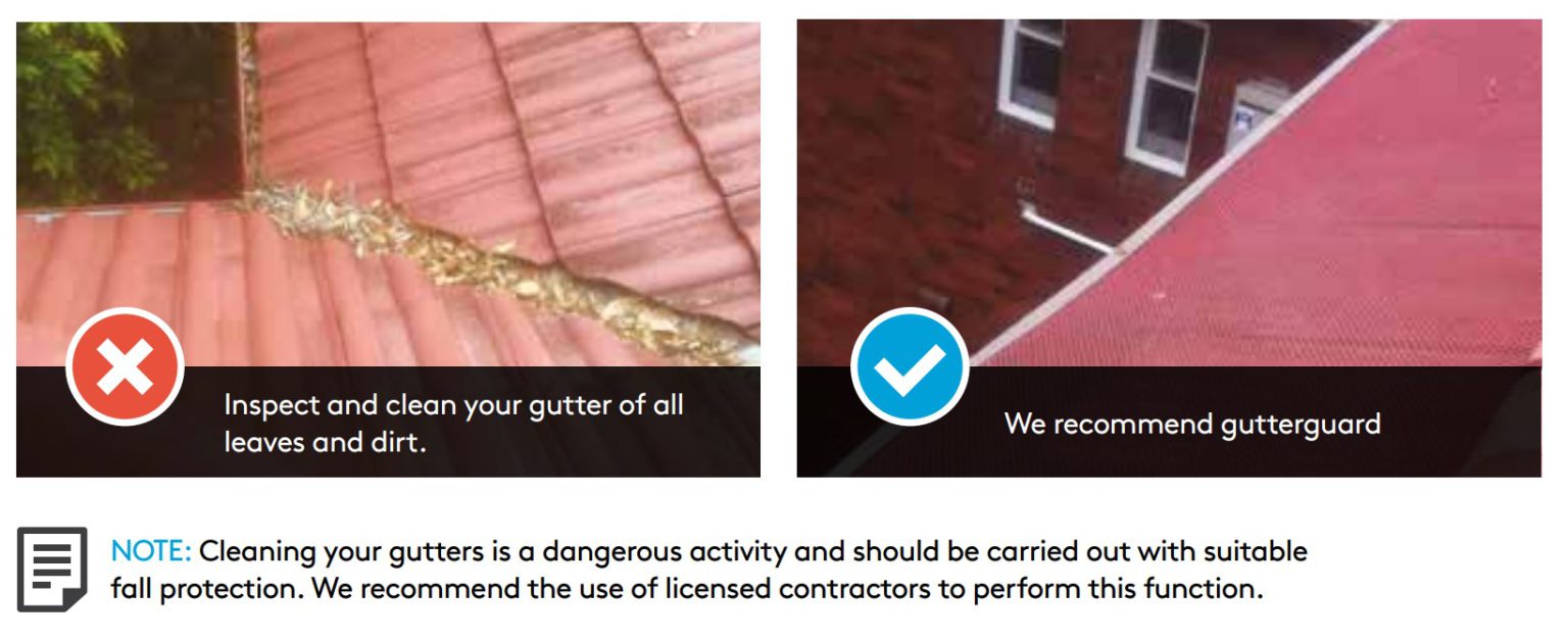 Cleaning and inspecting your gutters | Kingspan Water Tanks
